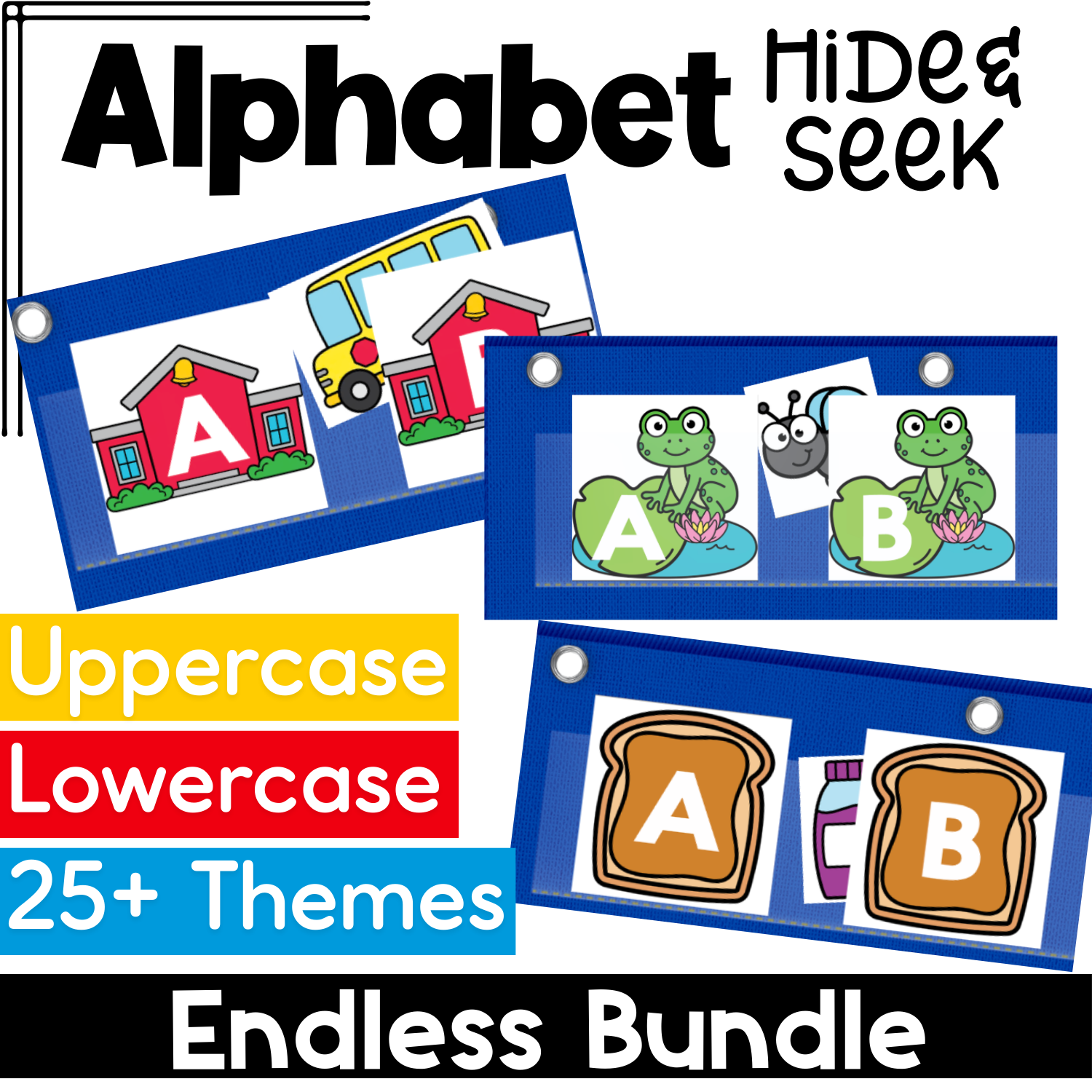 Alphabet Hide & Seek Pocket Chart Cards | ENDLESS... – lifeovercs