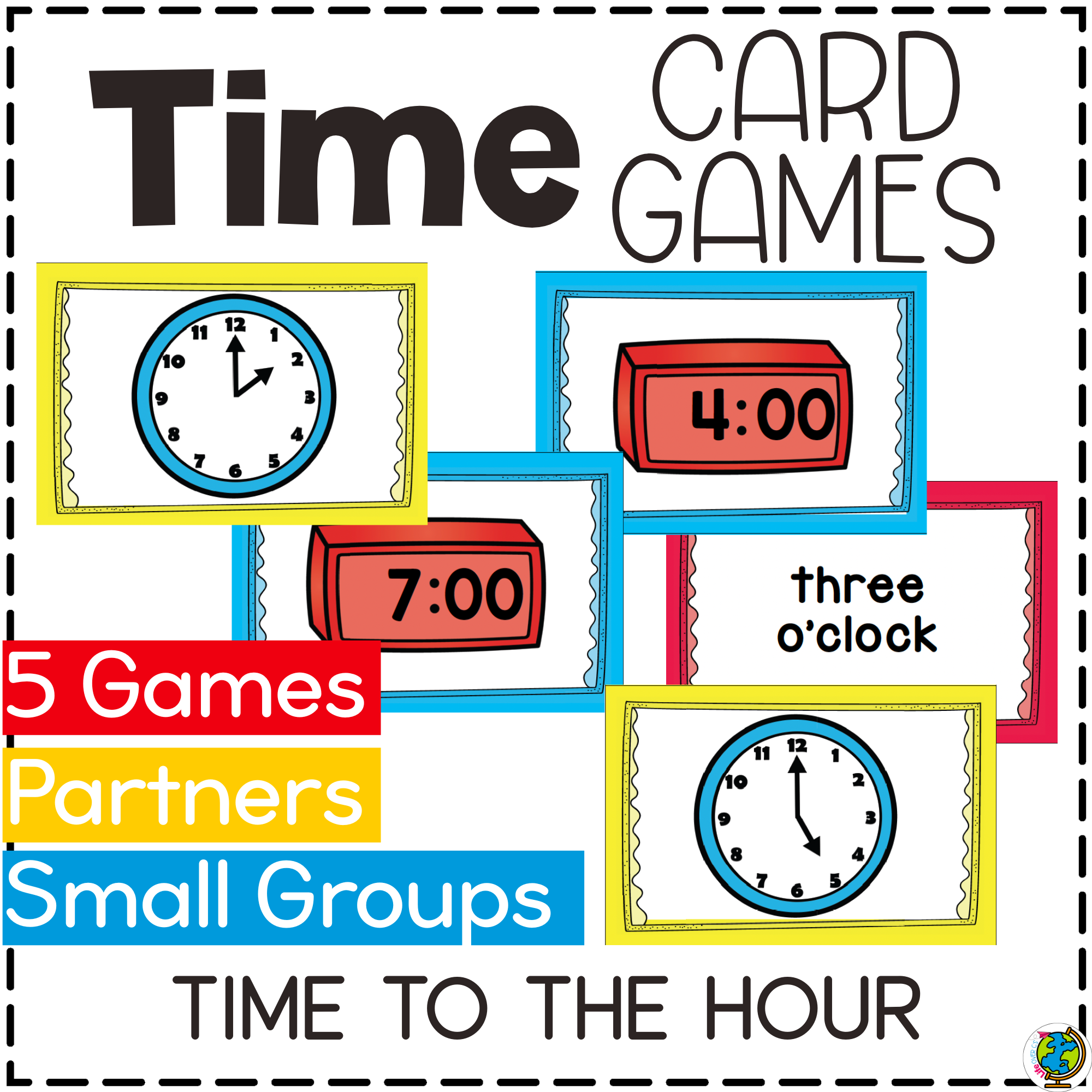5 Time Card Games for Time to the Hour (Level 1) – lifeovercs