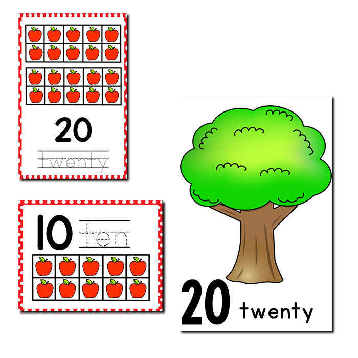 Apple Theme Numbers 1-20 Counting Activities |... | lifeovercs