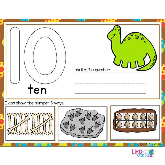 Number Recognition Mats | Ten-frames, Array, Tally... | lifeovercs