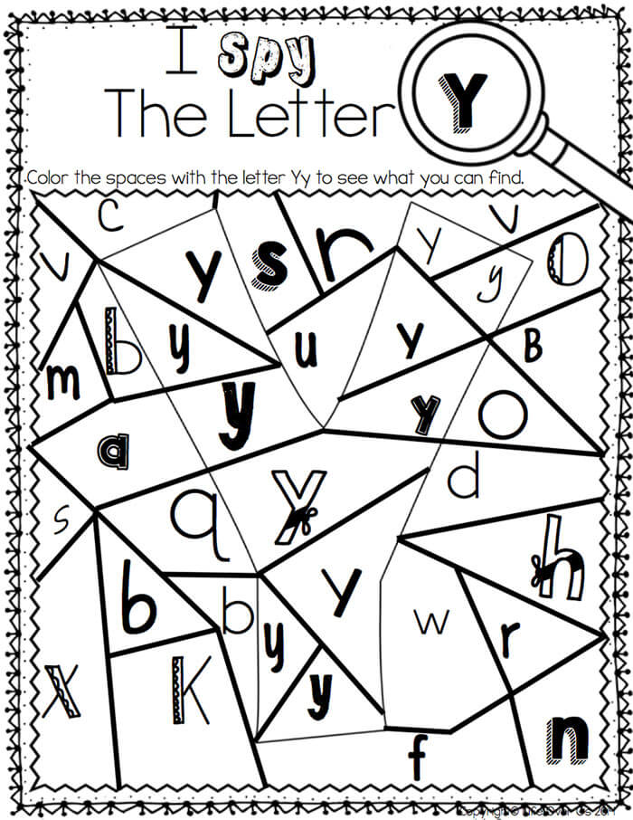 Alphabet I Spy No-Prep Printables & Centers | lifeovercs