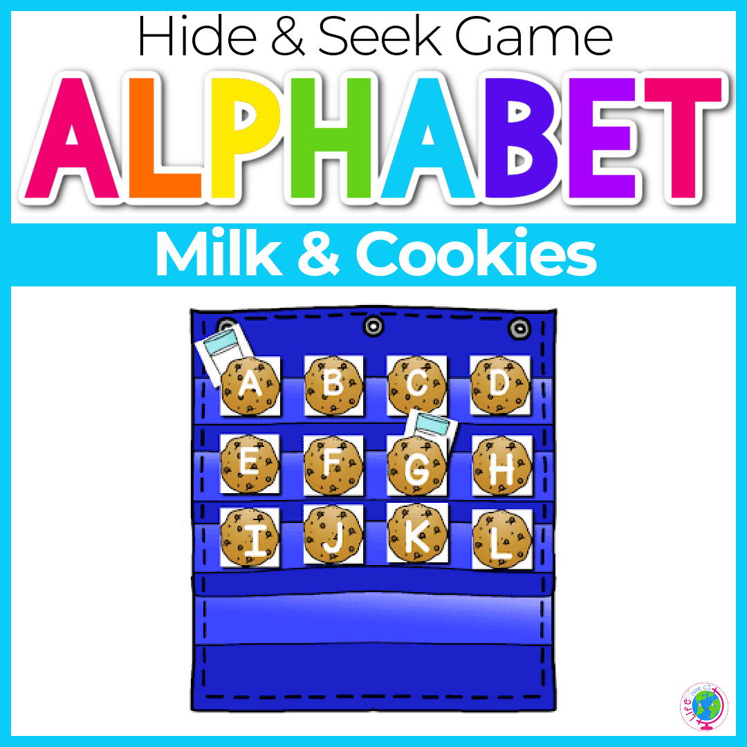 Alphabet Hide & Seek Pocket Chart Cards | Milk &... – lifeovercs