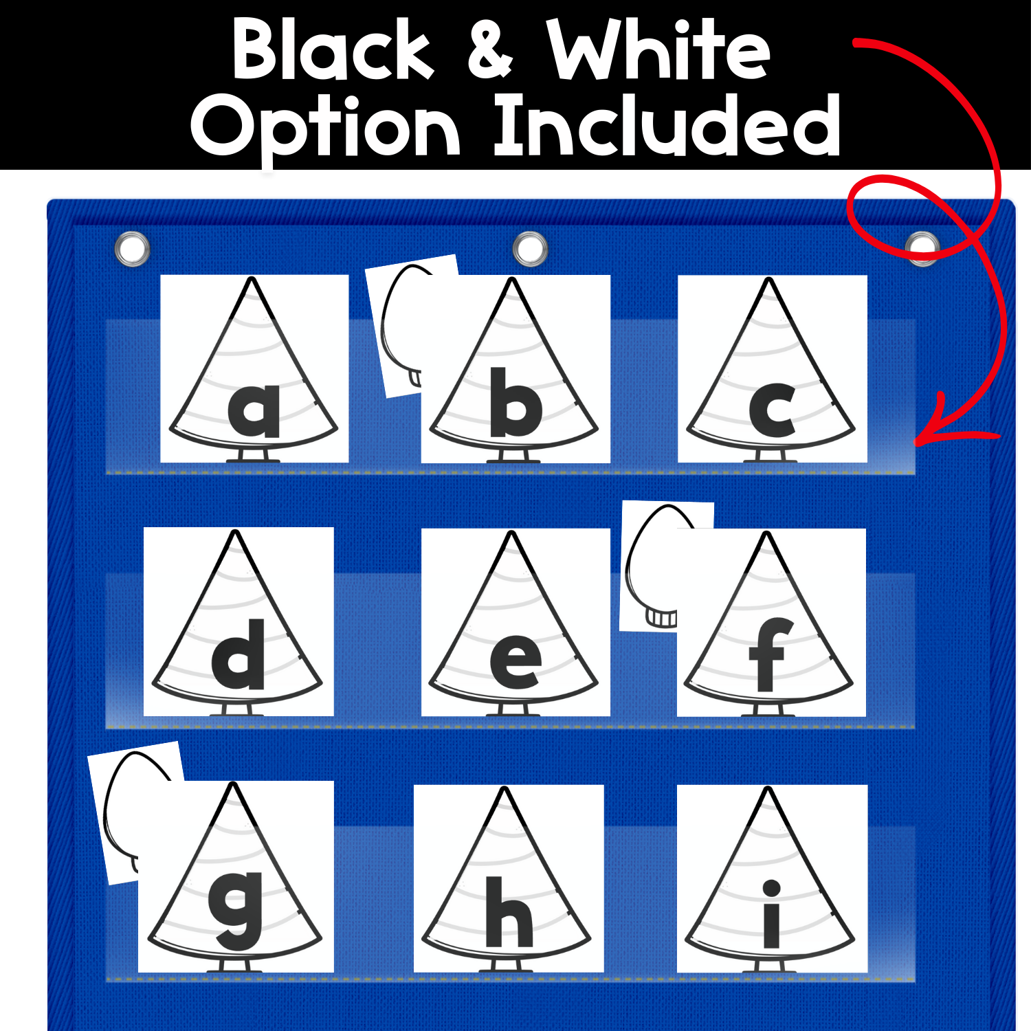 Alphabet Hide & Seek Pocket Chart Cards | Peanut... – lifeovercs
