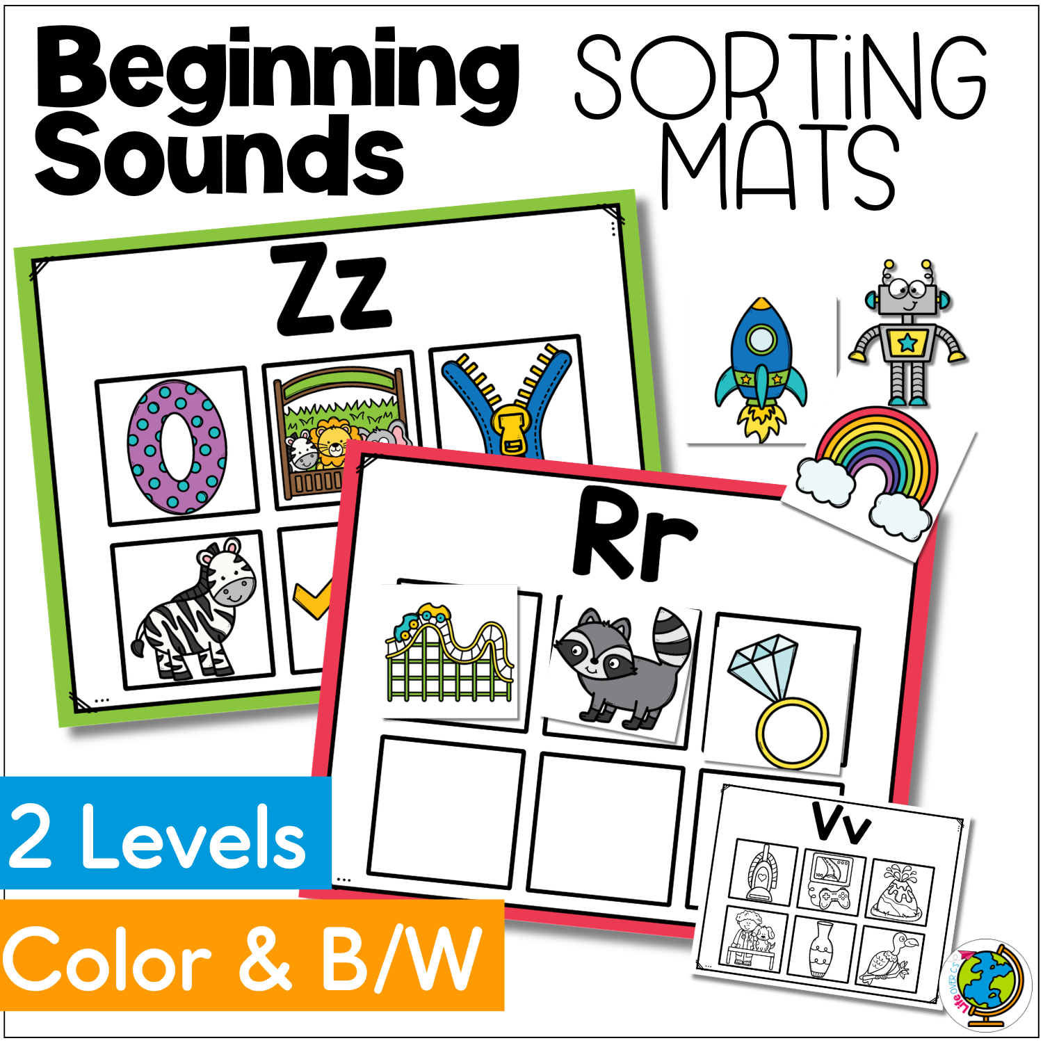 Beginning Sound Play Dough Mats | Letter Formation | Initial Sounds ...
