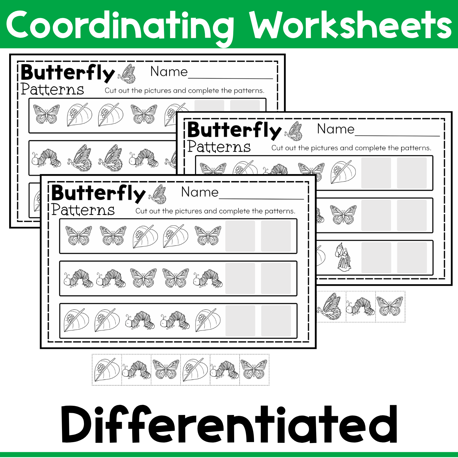 Butterfly Life-Cycle Puzzles for Numbers 1-20 – lifeovercs