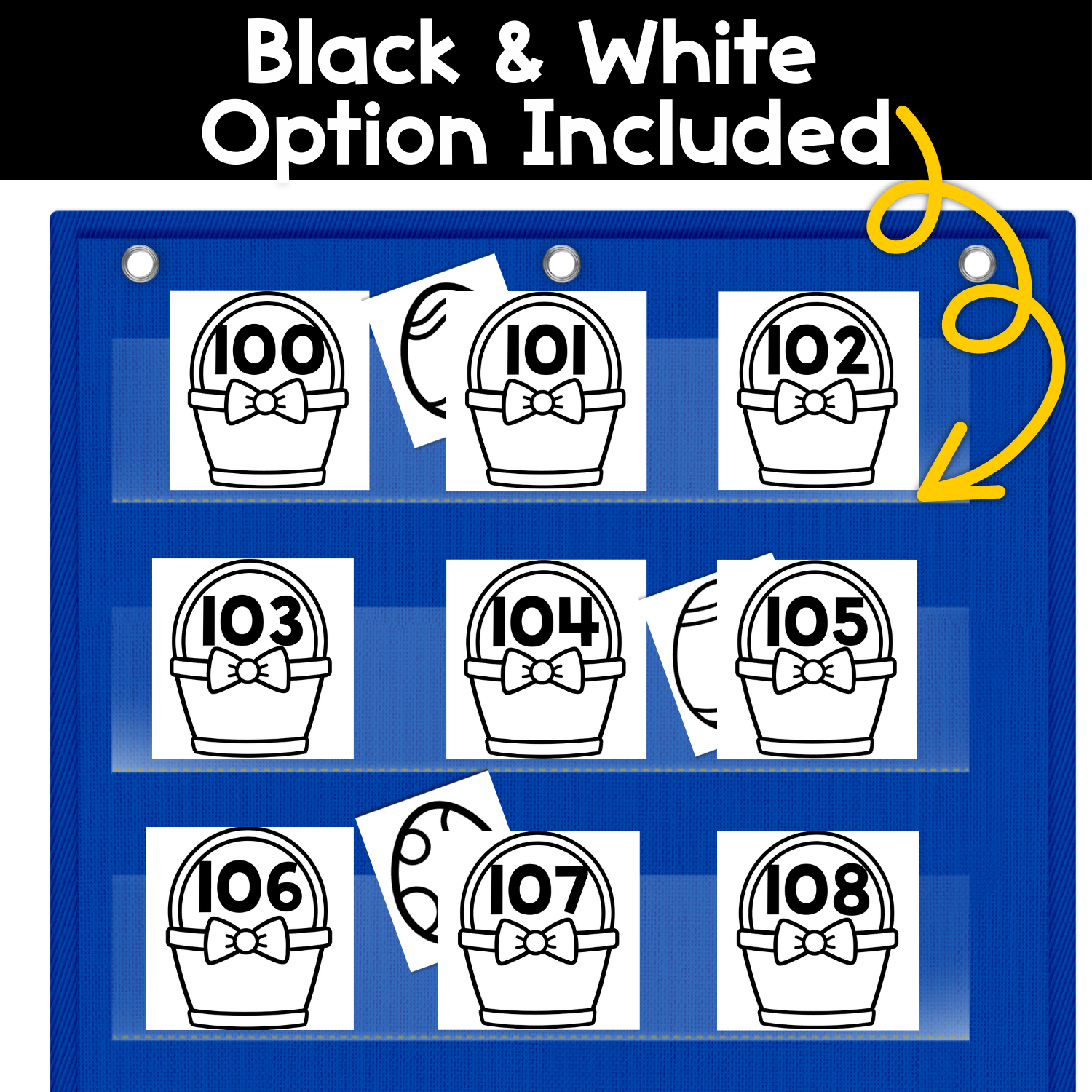 Numbers Pocket Chart Game | Counting 0-120 | Number Hide and Seek | Ea ...