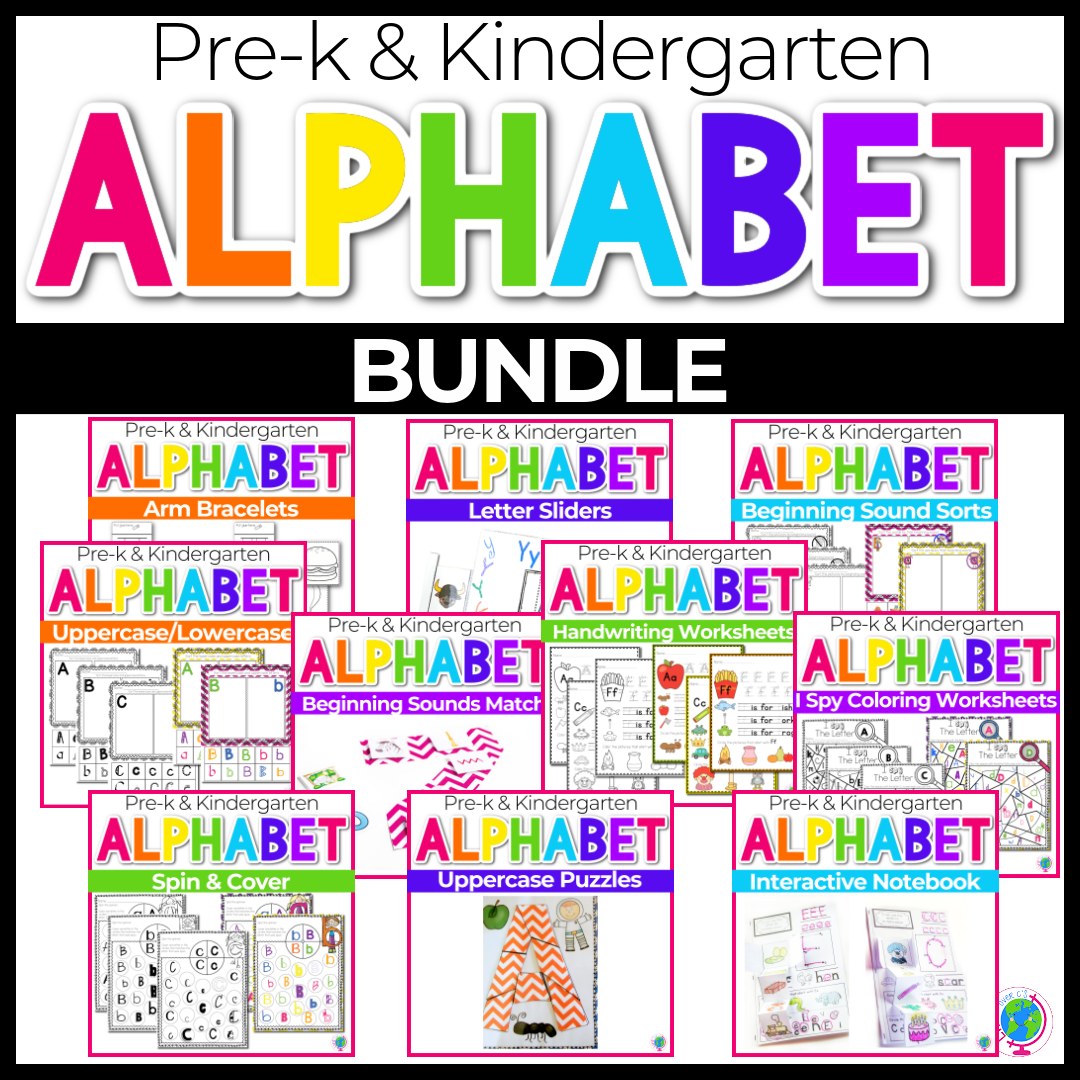 Alphabet No-Prep Printables and Centers BUNDLE | lifeovercs