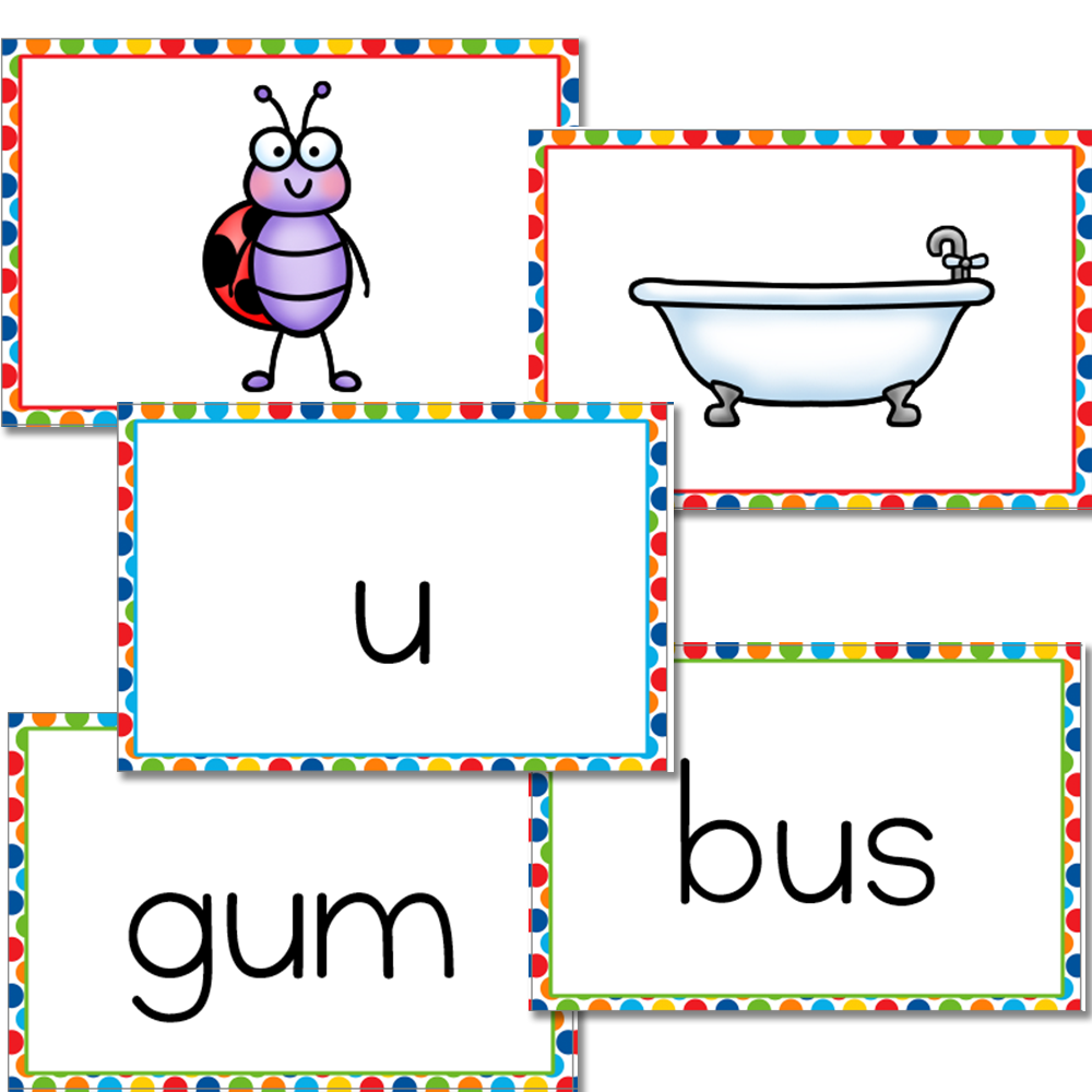 Short Vowel Card Game | CVC Words | Literacy Centers | lifeovercs