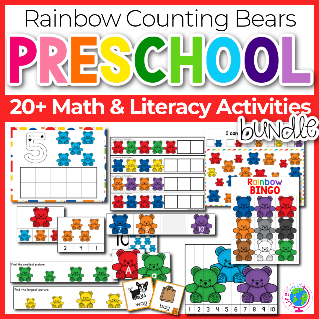 Rainbow Bear Mega Pack for Preschool – lifeovercs