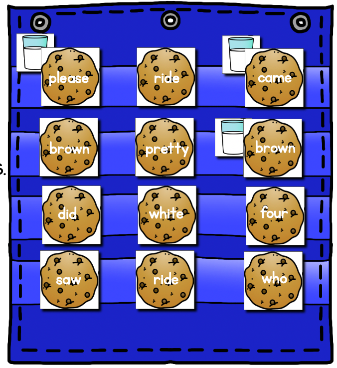 Sight Word Hide & Seek Pocket Chart Cards | Fish Theme | lifeovercs