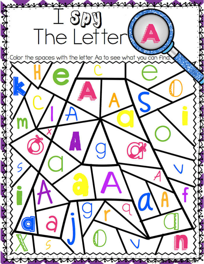 Alphabet I Spy No-Prep Printables & Centers – lifeovercs