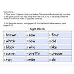 Sight Word Hide & Seek Pocket Chart Cards | Rainbow Theme | lifeovercs